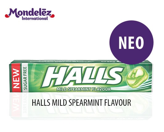 MONDELEZ ΝΕΑ HALLS MILD SPEARMINT FLAVOUR